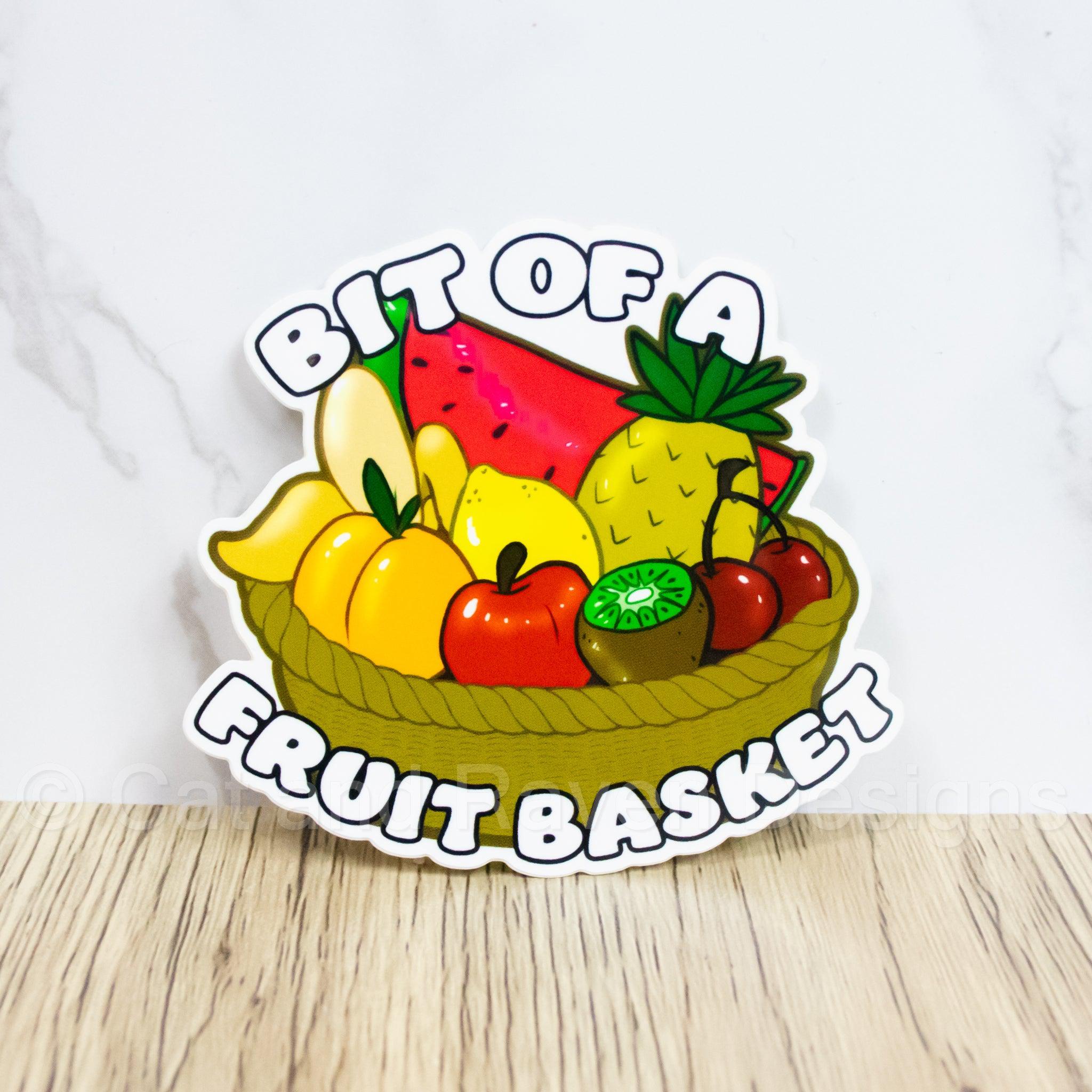 Bit of a Fruit Basket vinyl sticker – Outer Peace Gear